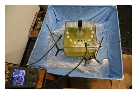 Photograph Of The Measurement Setup Showing The Stepper Motor To Rotate