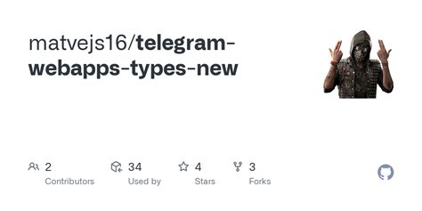 Telegram Webapps Types Newdistindexdts At Master · Matvejs16