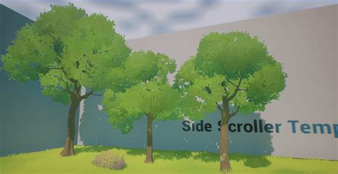 [wip] stylized trees in ue4 r unrealengine