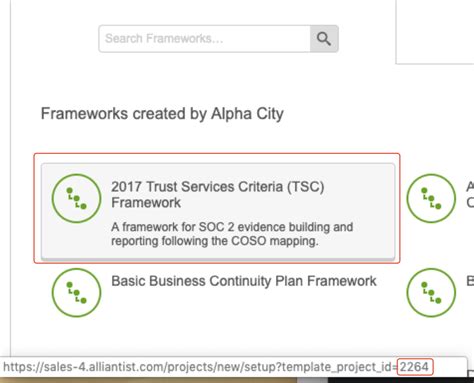 Updating An Existing Project Framework