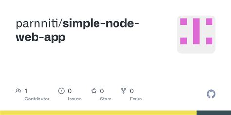 github parnniti simple node web app