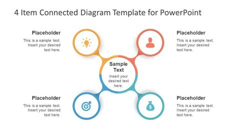 Item Connected Diagram Template For PowerPoint SlideModel Powerpoint Templates Powerpoint