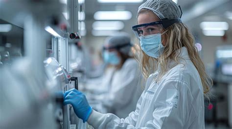 Scientist Analysis And Testing Bioscience And Molecule In The