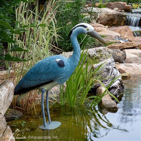 Blue Heron Decoy Natural Predator Control