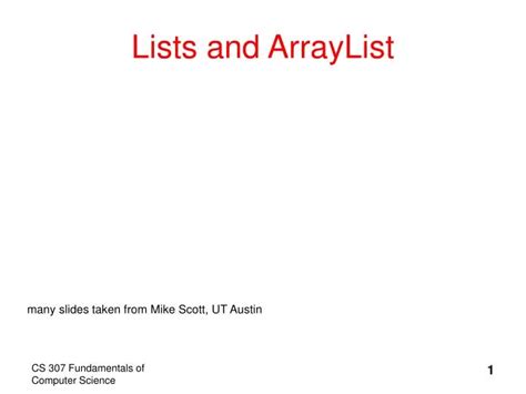 ppt lists and arraylist powerpoint presentation free download id