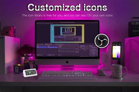 Honcam Stream Deck Dock 18 Macro Keys Studio Controller Trigger Actions In Apps Software Buy