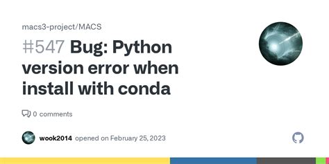 bug python version error when install with conda · issue 547 · macs3