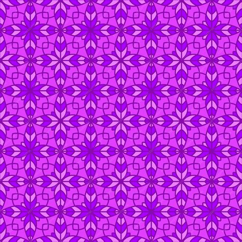 Premium Vector Creative Floral Geometry Seamless Vector Tile Pattern Abstract