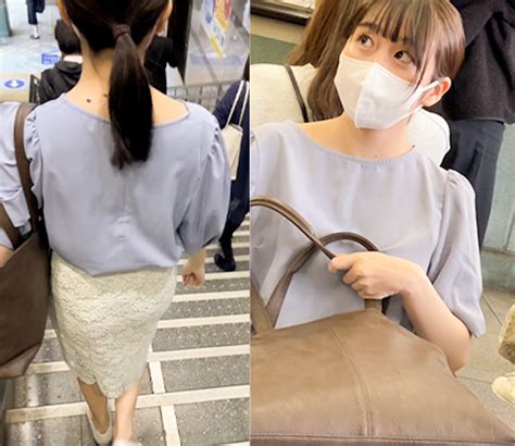 ★電車胸チラ★清純派olさんに尾行get【胸チラ乳首】 Next動画、net動画