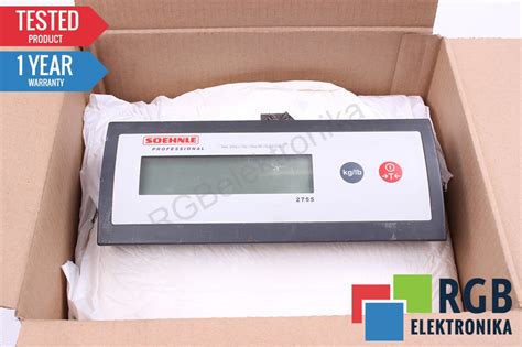Soehnle Professional 2755 Soehnle Rgb Automatyka Industrial
