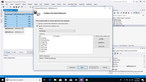 Membuat Aplikasi Web Penjualan Electronic Menggunakan Microsoft Acces Yang Terhubung Ke Visual