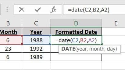 DATE Function In Excel Excelbuddy Com