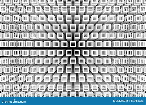 черный и белый фон абстрактного поля 3d Иллюстрация штока иллюстрации насчитывающей