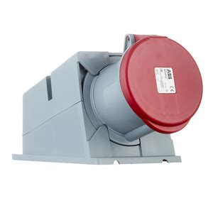 Розетка силовая настенная ABB 463RS6 с заземлением 3P+N+E 63 А 400 В ...