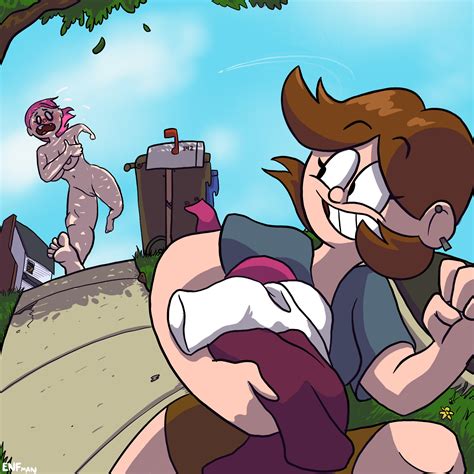 Rule 34 Barefoot Blush Breasts Cali Dolasi Chasing Covering Breasts