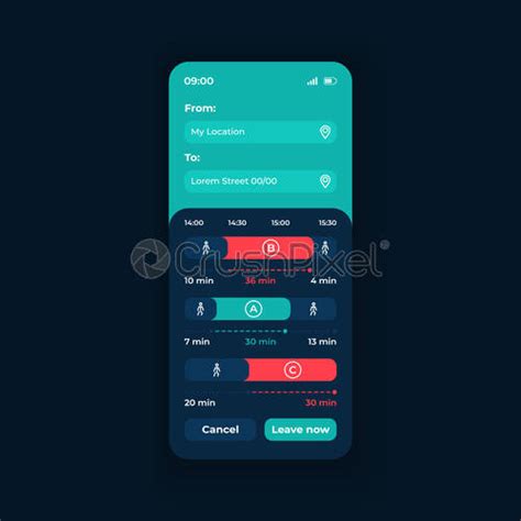 qibus bus booking android app ui template