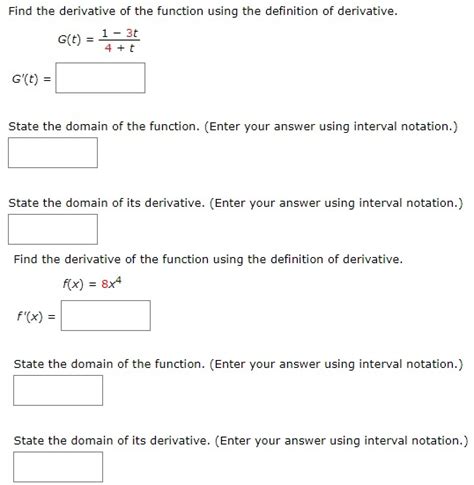 Solved Find F A Find F A Find The Derivative Of The Chegg Com