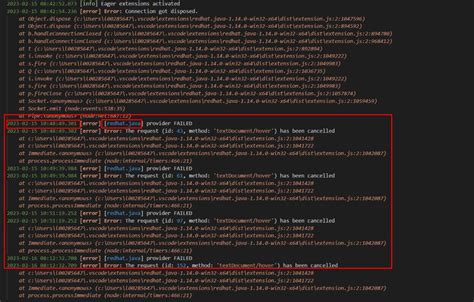we also met the below issue · issue 2945 · redhat developer vscode