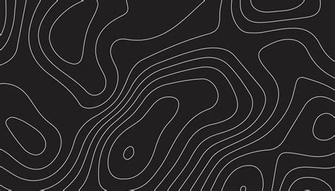 Abstract Pattern With Lines Background Of The Topographic Map