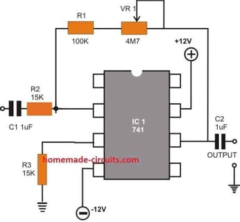 16 Easy Ic 741 Op Amp Circuits Explained Artofit