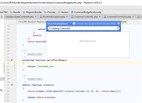 why doesn t search everywhere work ides support intellij platform
