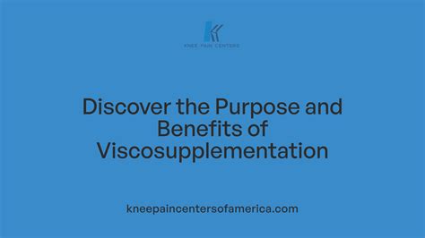 What To Expect During A Viscosupplementation Procedure