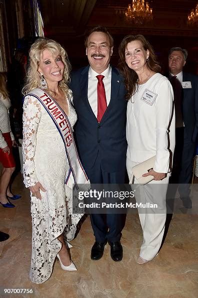 Toni Holt Kramer Mike Lindell And Kendra Reeves Attend President