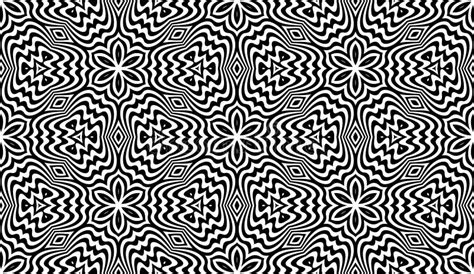 Hexagonal Seamless Pattern In Optical Art Style Abstract Repeatable Ornament Stock Vector