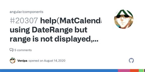 Helpmatcalendar Using Daterange But Range Is Not Displayed