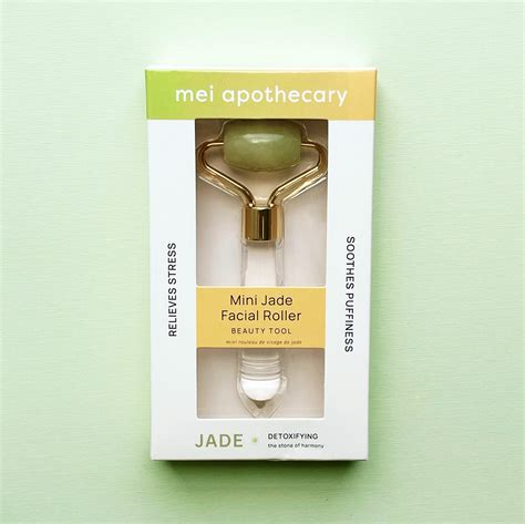 Mini Jade Facial Roller Beauty Tool Mei Apothecary