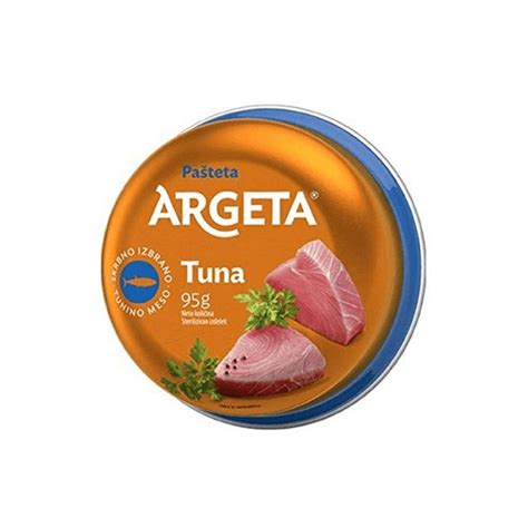 Argeta Tuna Pate 3 35 Oz Supermarket Italy