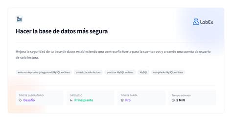 Protege Tu Base De Datos Mysql Una Guía Paso A Paso Labex