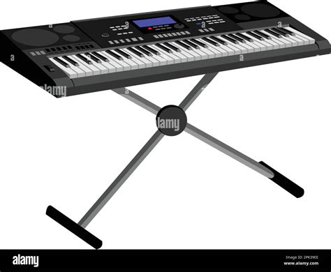 Electric Keyboard Music Instrument Stock Vector Image And Art Alamy