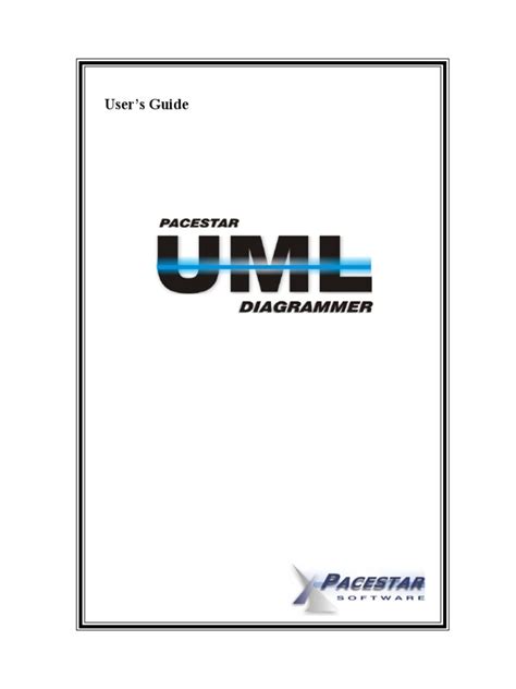 Pacestar Uml Diagrammer V50 User Guide Pdf Menu Computing