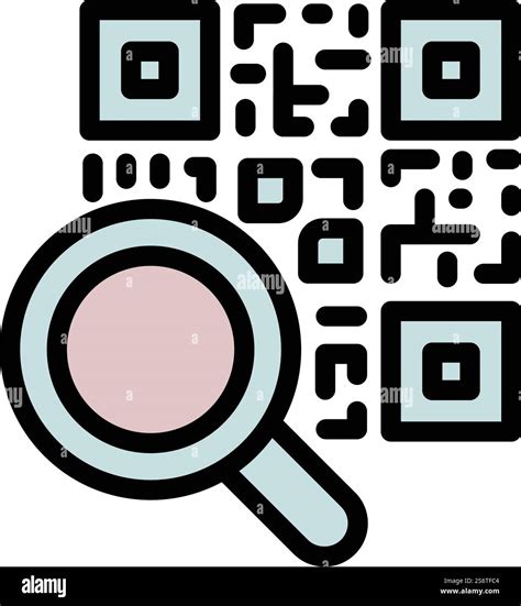 Product Qr Code Icon Outline Vector Mobile Scan Payment Scanner Product Qr Code Icon Outline