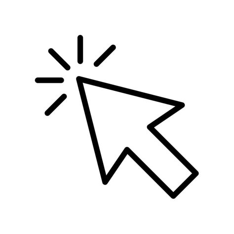 Cursor Arrow Icon Vector Isolated 33081547 Vector Art At Vecteezy