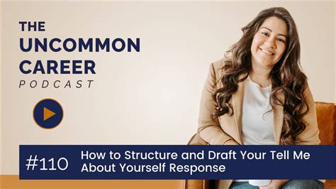 How To Structure And Draft Your Tell Me About Yourself Response