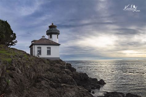Lime Kiln Lighthouse On San Juan Island Washington