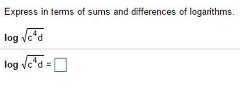 solved express in terms of sums and differences of