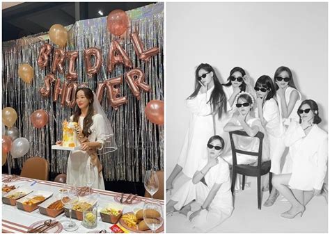 레인보우 완전체 모였다…고우리 결혼 축하 브라이덜 샤워