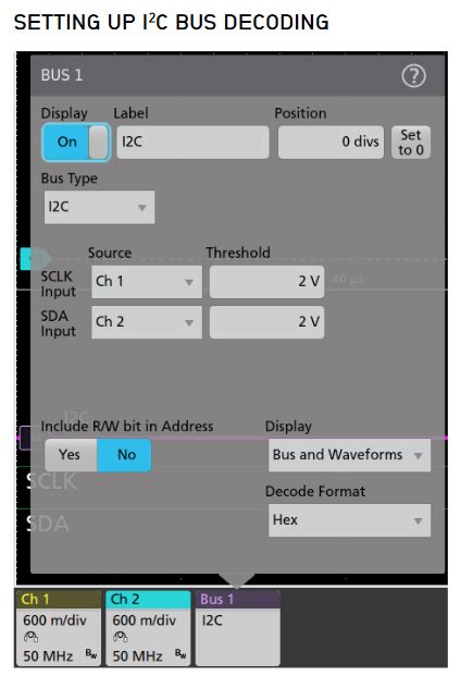 troubleshooting on oscilloscope with i2c and spi tektronix