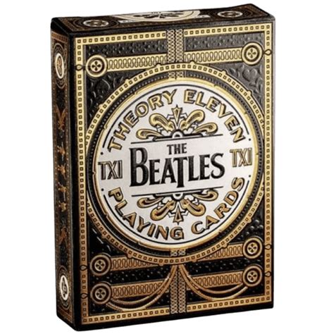 The Beatles Special Edition Playing Cards Black Game Nerdz