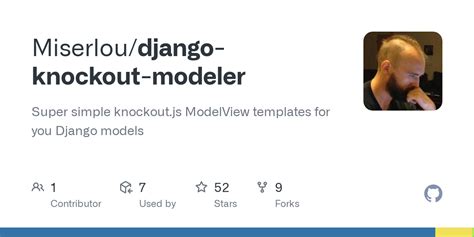 Github Miserloudjango Knockout Modeler Super Simple Knockoutjs