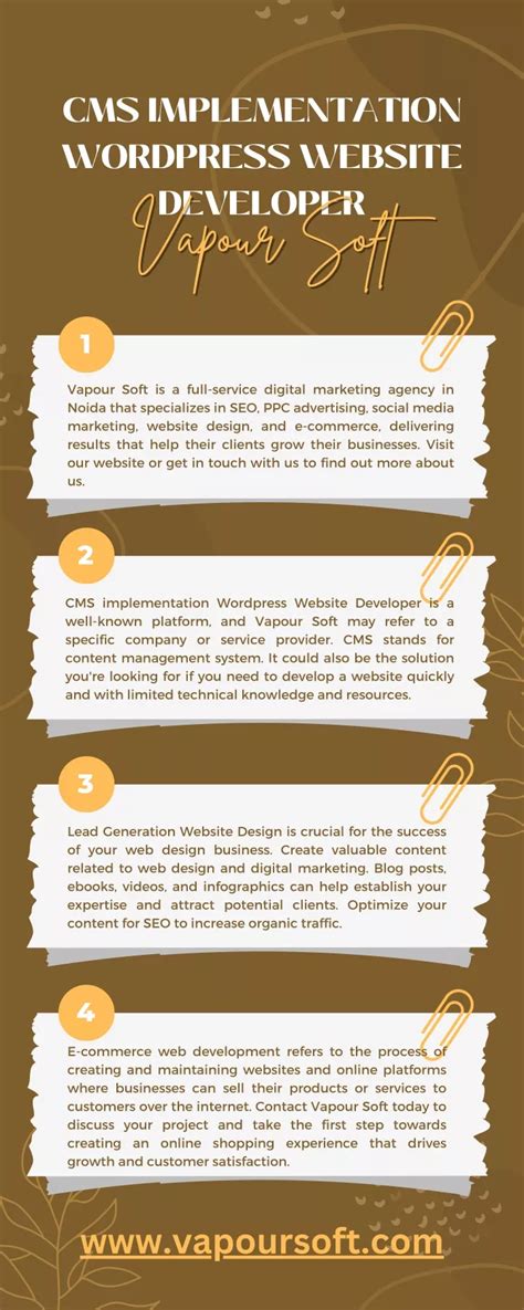 PPT CMS Implementation Wordpress Website Developer Vapour Soft PowerPoint Presentation ID