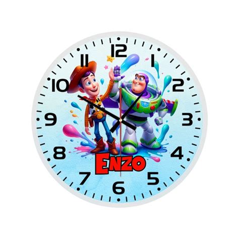 Disney Toy Story Glass Wall Clock Vibrant And Magical Decor