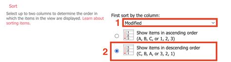 How To Show New Items At The Top Of A Connected Sharepoint List
