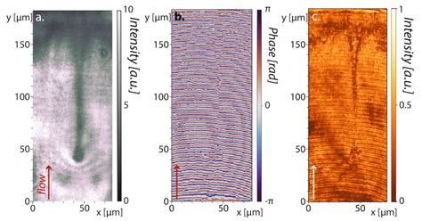 vortex stream generation a time integrated density map of a flow of