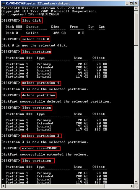 Extend Server 2003 Partition By Using Server 2003 Partition Manager Or Command Prompt