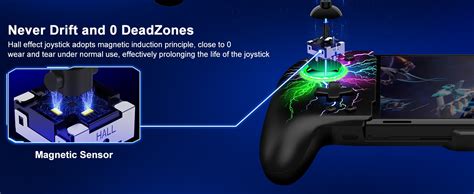 Gammeefy Jc200 Switch Controller Hall Effect One Piece Wireless Switch Joypad No