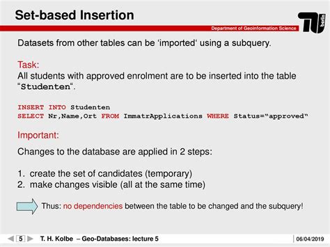 Geo Databases Lecture 5 Data Manipulation In SQL Ppt Download